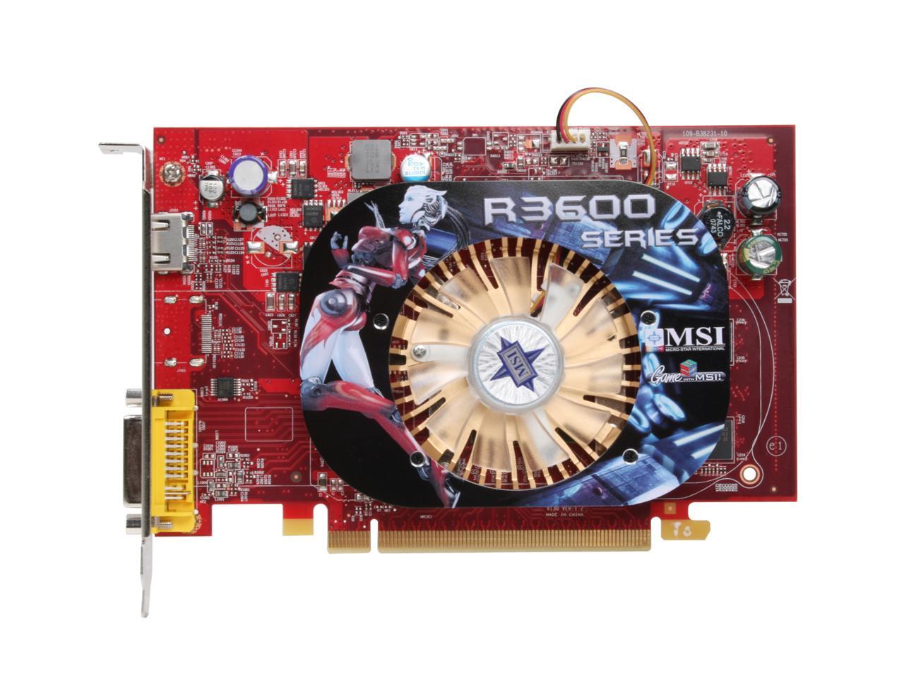 MSI Radeon HD 3650 Video Card R3650-MD512 OC - Newegg.com