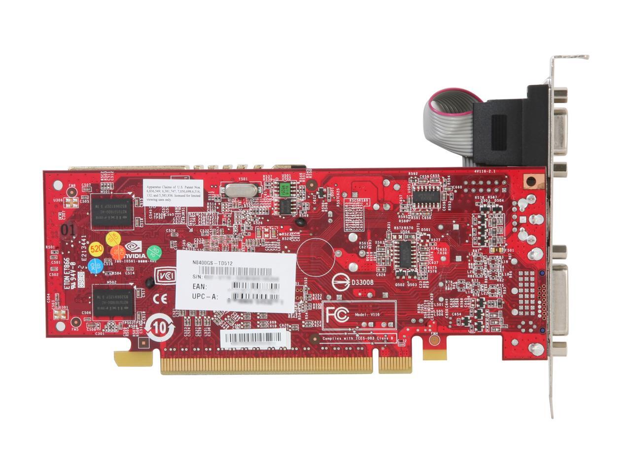 MSI GeForce 8400 GS Video Card N8400GS-TD512 - Newegg.com
