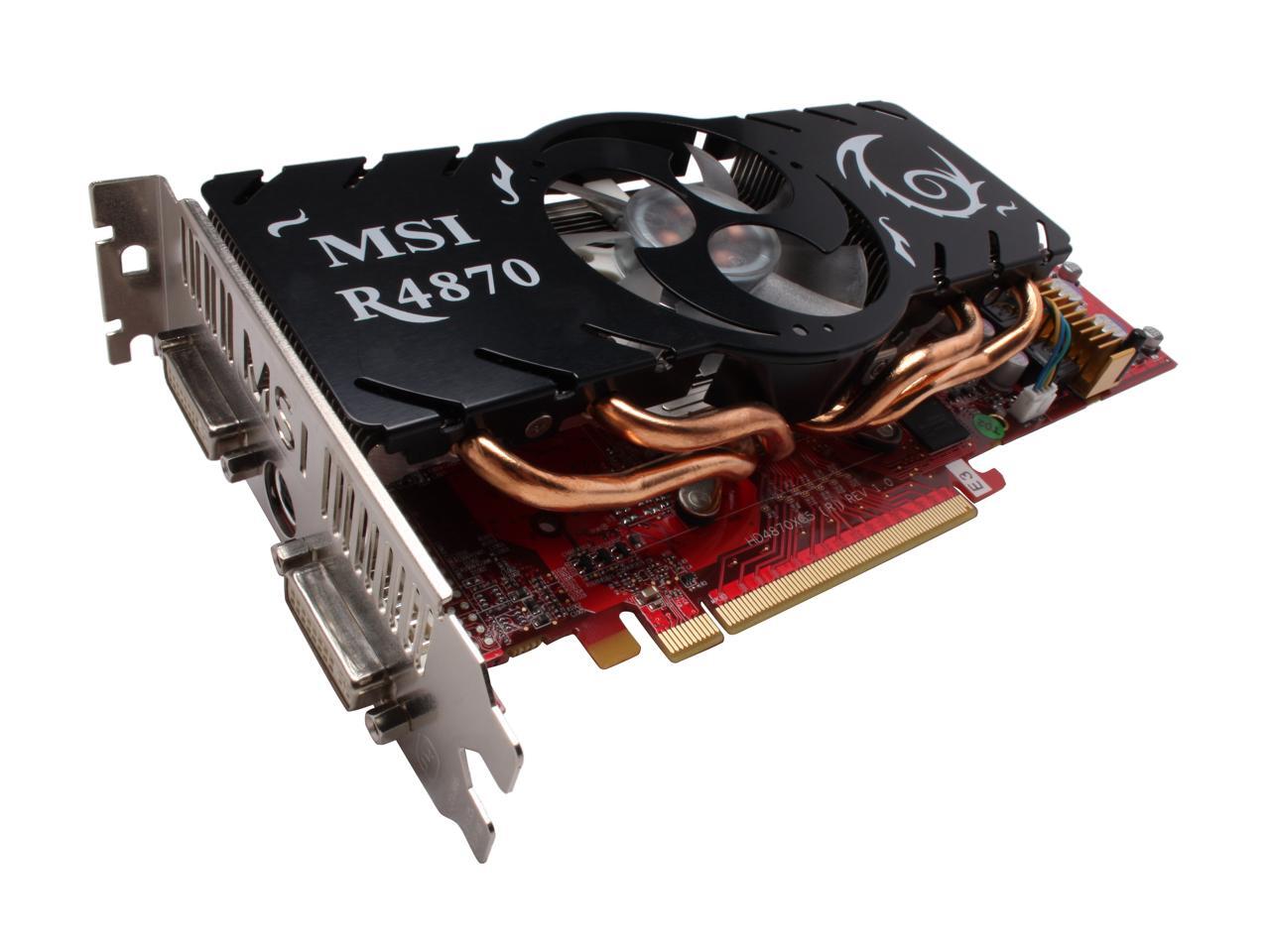 MSI Radeon HD 4870 Video Card R4870-T2D512 - Newegg.com