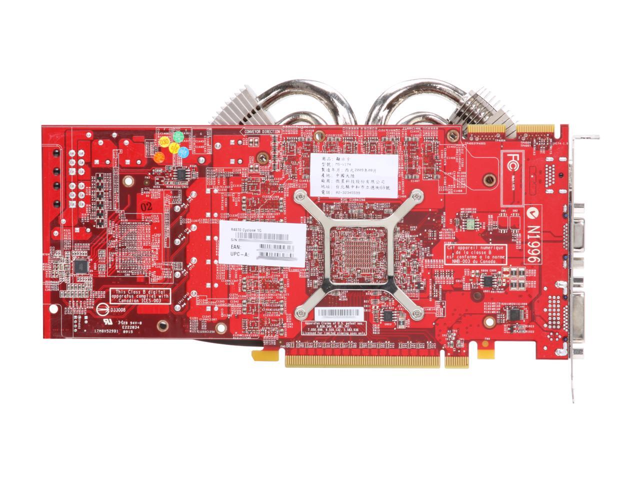 MSI Radeon HD 4870 Video Card R4870 Cyclone 1G - Newegg.com