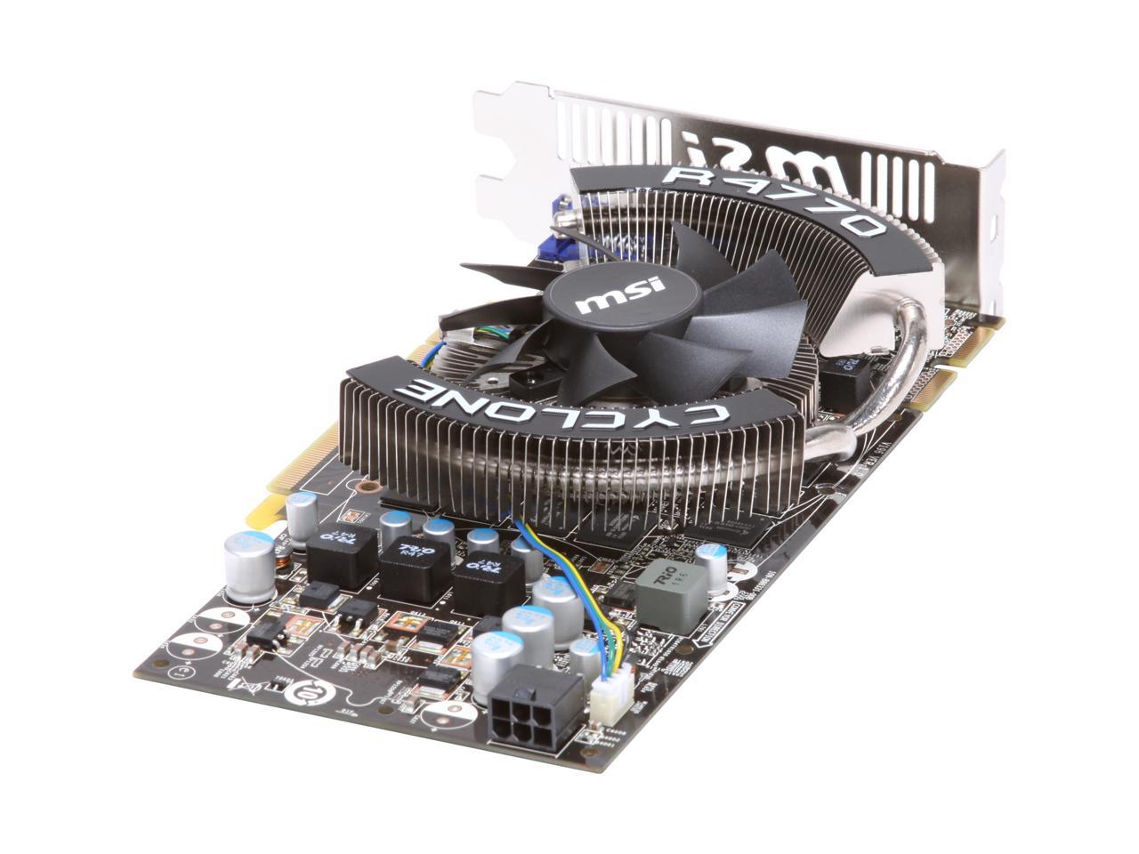 MSI Radeon HD 4770 Video Card R4770 CYCLONE - Newegg.com