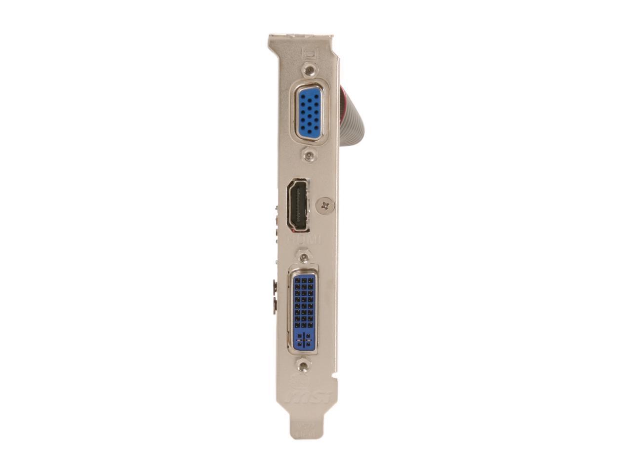 MSI GeForce GT 520 (Fermi) Video Card N520GT-MD1GD3/LP - Newegg.com