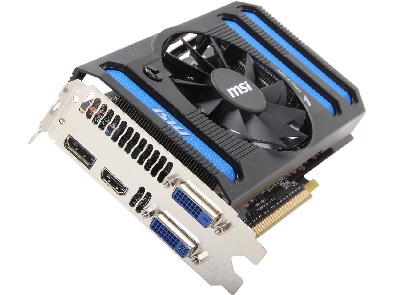 MSI GeForce GTX 650 Ti BOOST Video Card N650ti 2GD5 OC BE Newegg