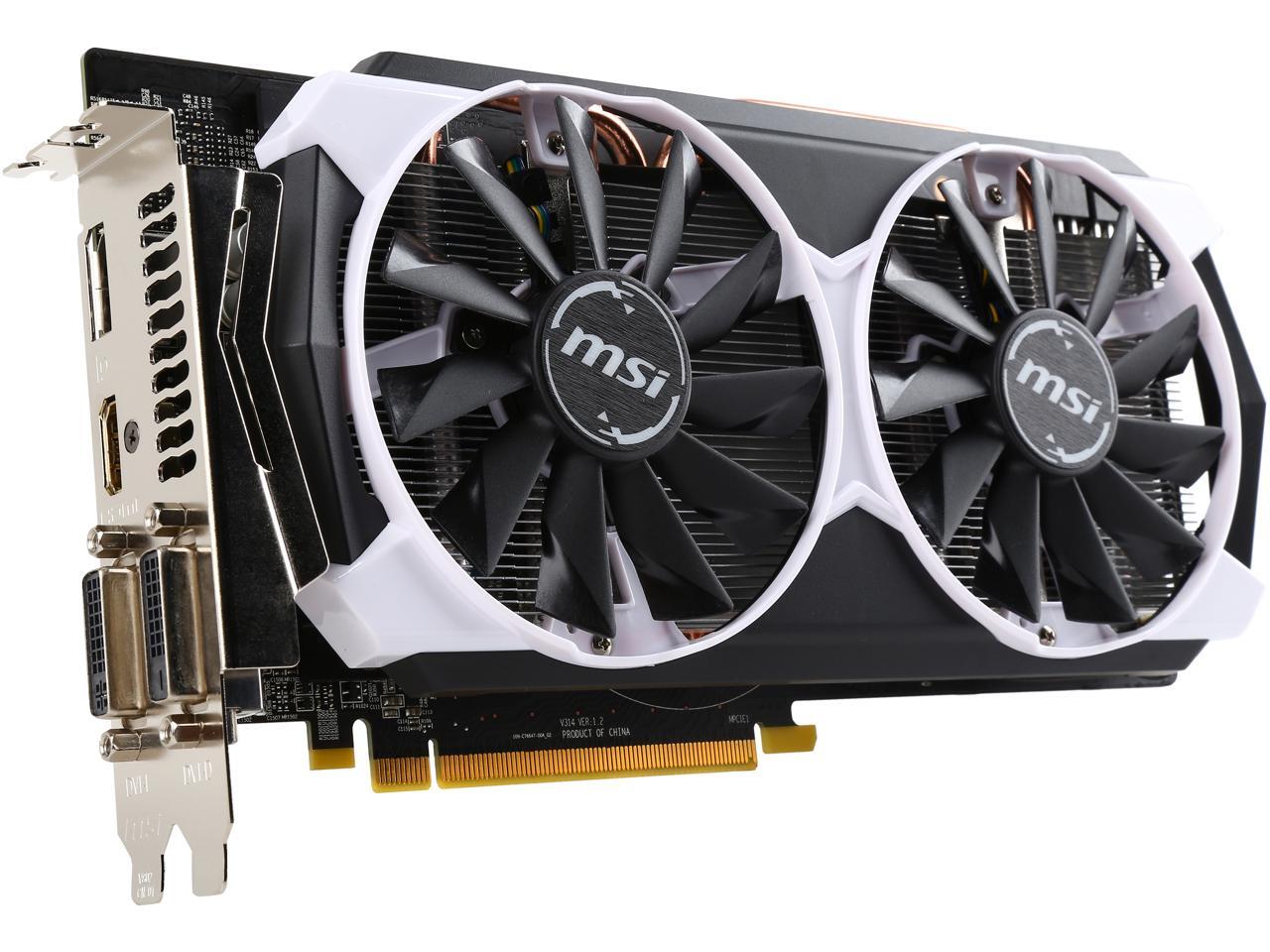 MSI Radeon R9 380 DirectX 12 R9 380 2GD5T OC Video Card Newegg