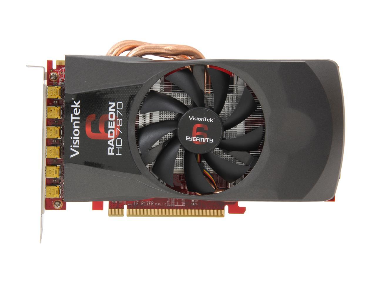 Visiontek Radeon 7870 2GB GDDR5 6M (6 x Mini DP), 900548 - Newegg.com