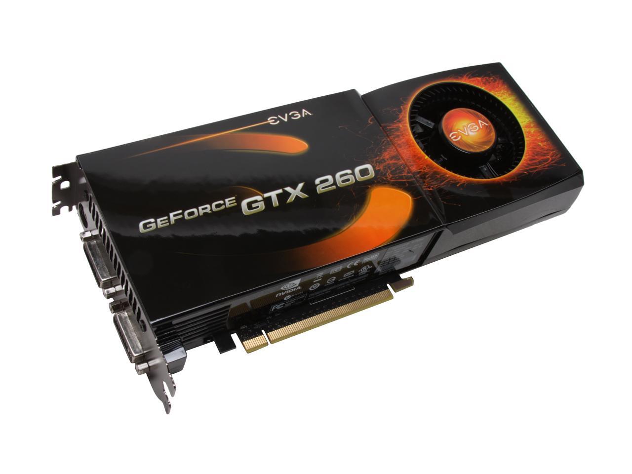 EVGA 896-P3-1266-AR GeForce GTX 260 FTW Edition 896MB 448-bit GDDR3 PCI ...