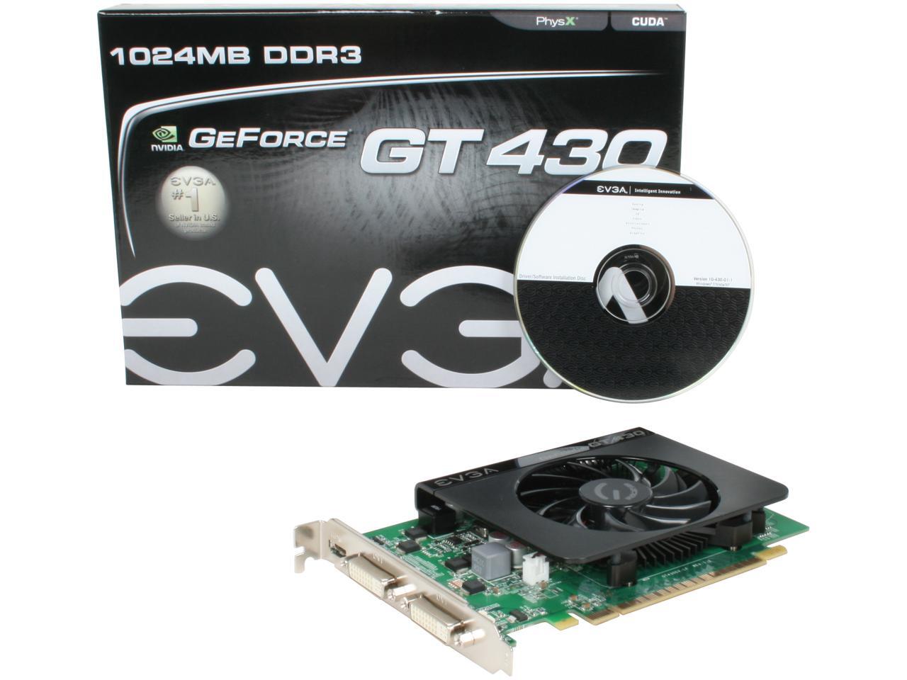 EVGA GeForce GT 430 (Fermi) Video Card 01G-P3-1431-KR - Newegg.com