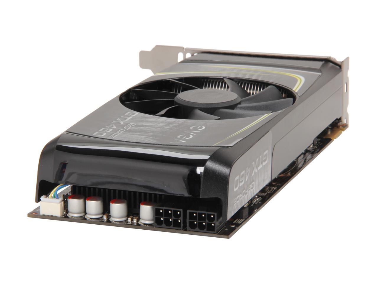 EVGA GeForce GTX 400 SuperClocked GeForce GTX 460 (Fermi) Video Card ...