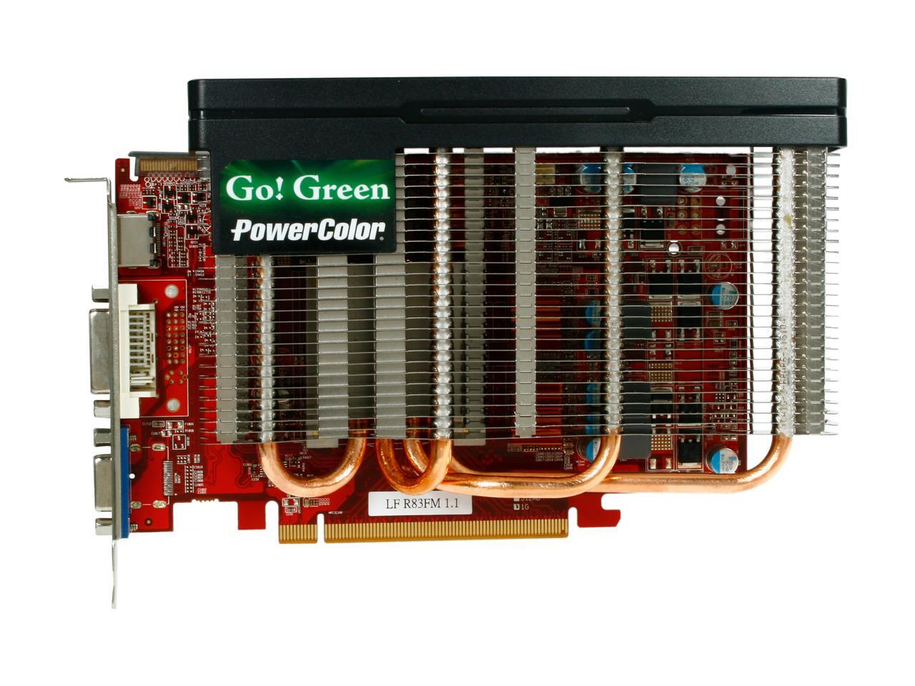 PowerColor Go! Green Radeon HD 5670 (Redwood) Video Card AX5670 1GBD5 ...