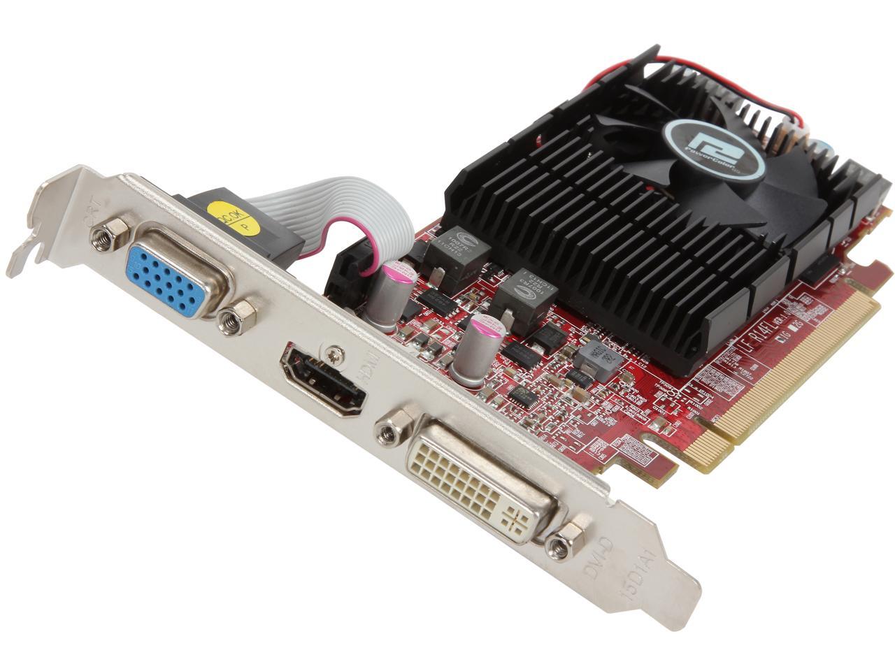 PowerColor Radeon HD 7750 LP V2 Video Card(UEFI READY) AX7750 1GBD5 ...