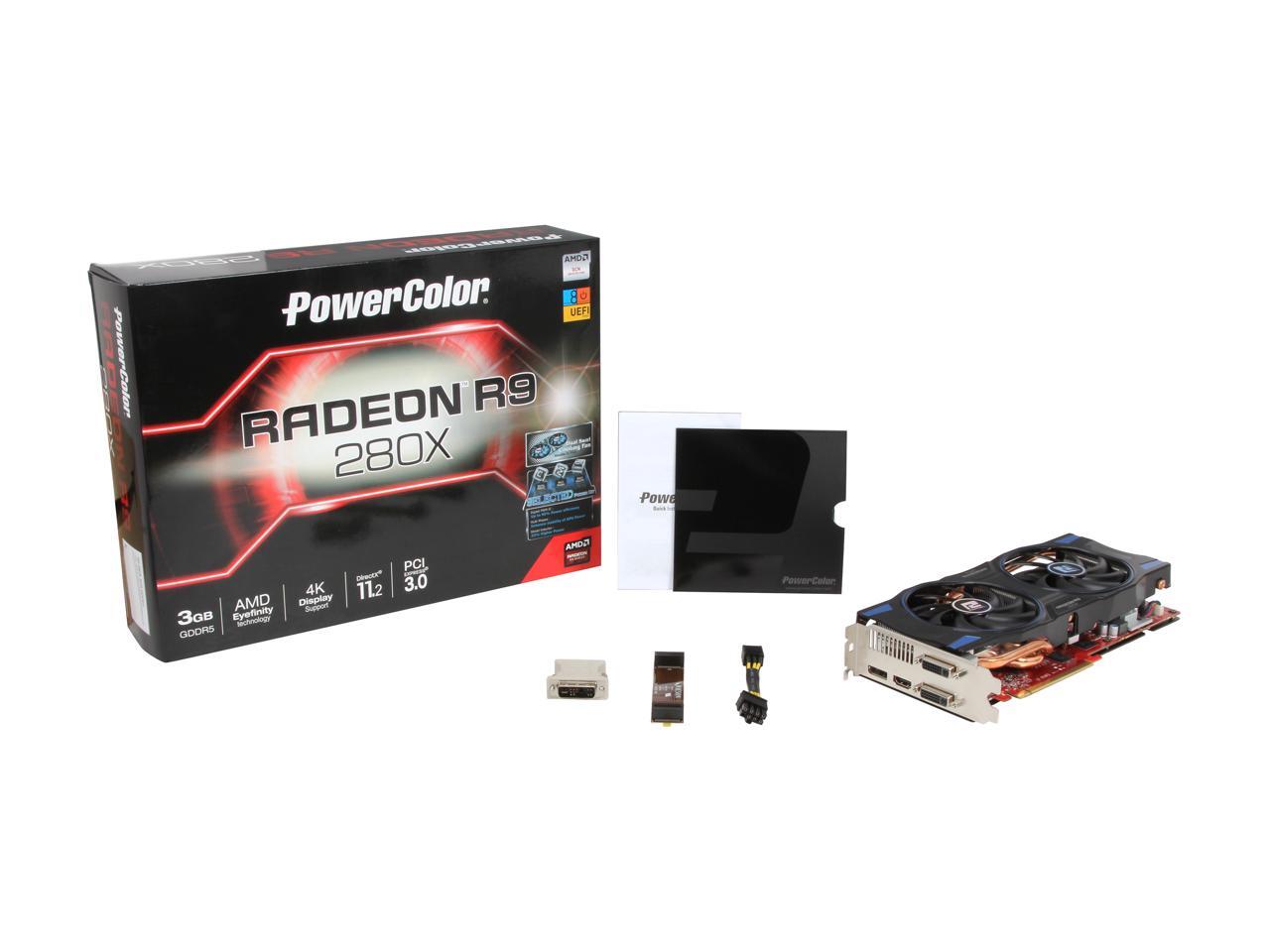 PowerColor Radeon R9 280X Video Card AXR9 280X 3GBD5-DHE - Newegg.com