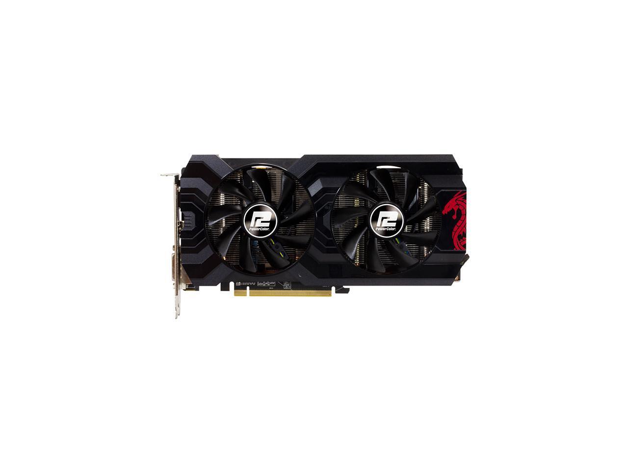 PowerColor RED DRAGON Radeon RX 570 Video Card AXRX 570 4GBD5-DHDV3/OC ...