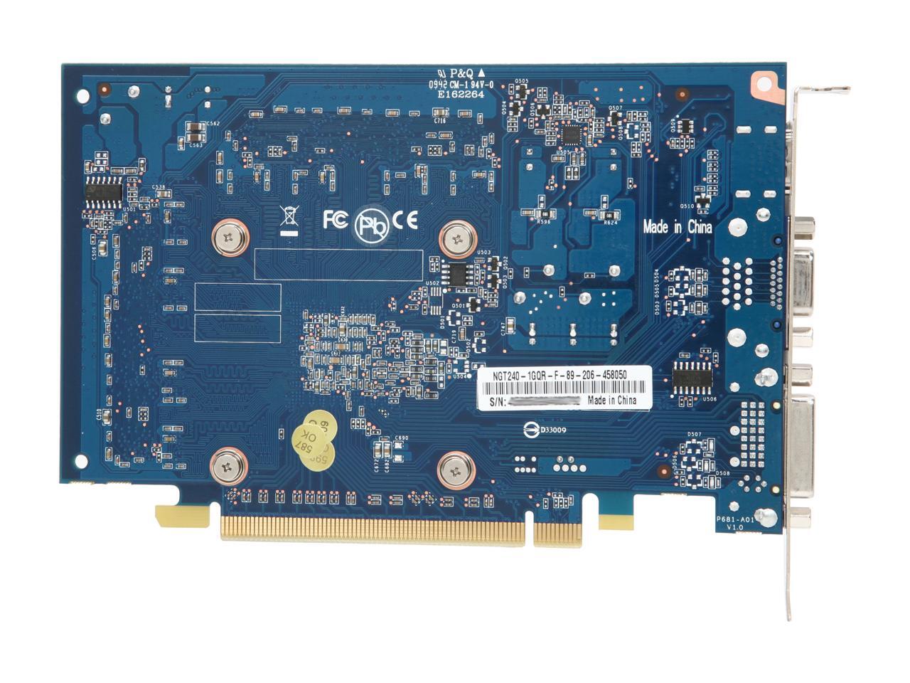 ECS GeForce GT 240 Video Card NGT240-1GQR-F - Newegg.com