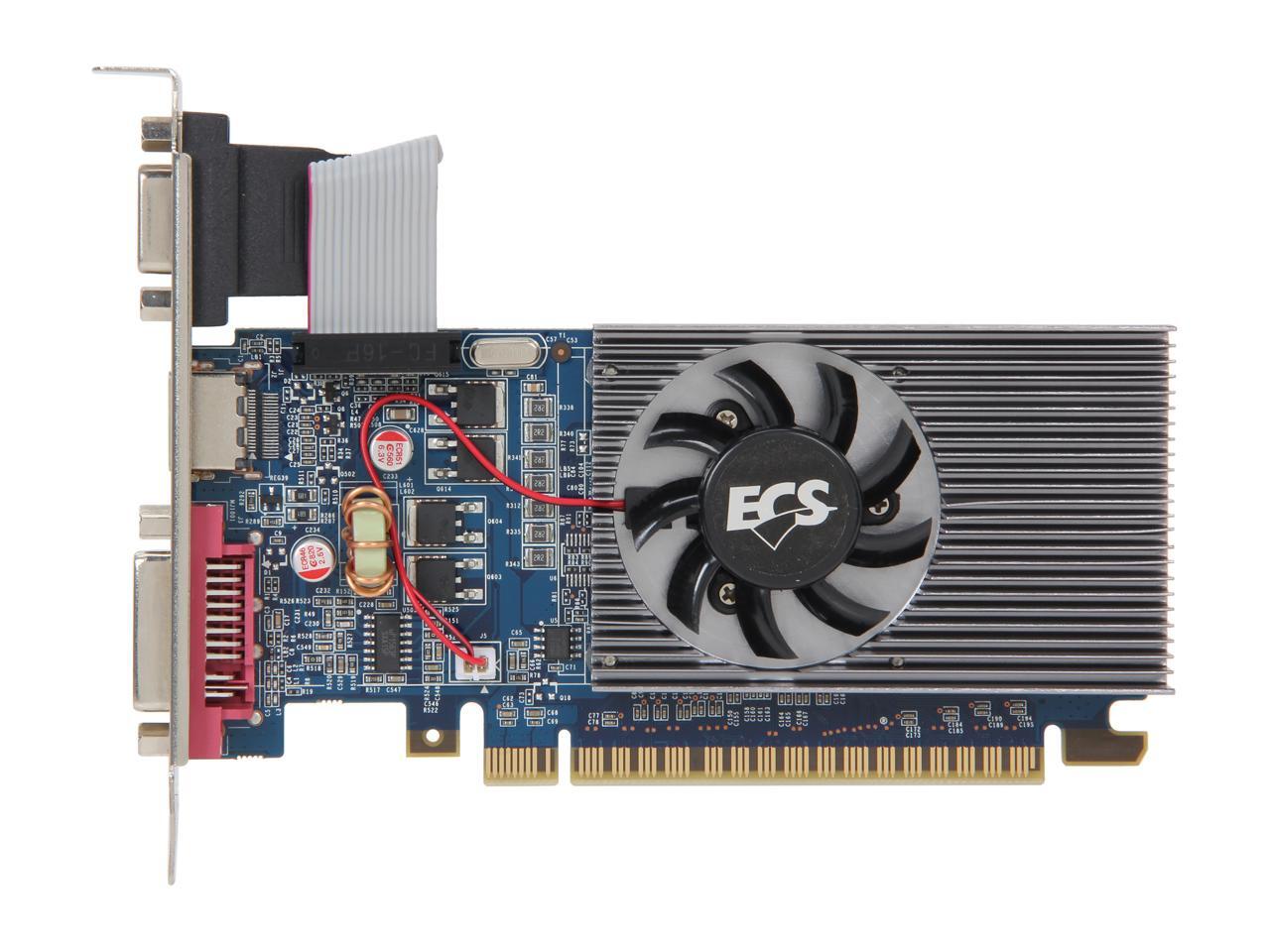 ECS GeForce GT 520 (Fermi) Video Card NGT520C-1GQM-F2 - Newegg.com