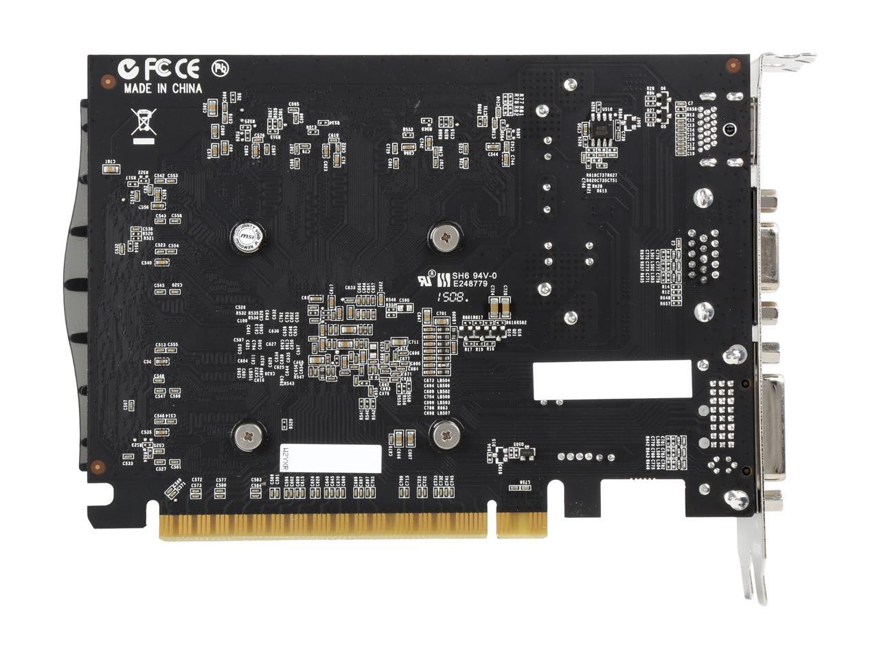 Refurbished: MSI N730-2GD3 GeForce GT 730 2GB 128-Bit DDR3 PCI Express ...