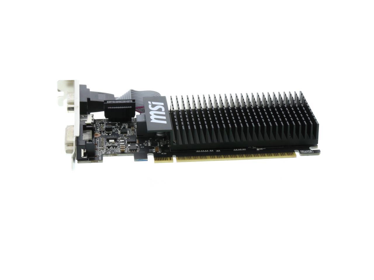 Refurbished: MSI GeForce GT 710 Video Card GT 710 1GD3H LP-R - Newegg.com