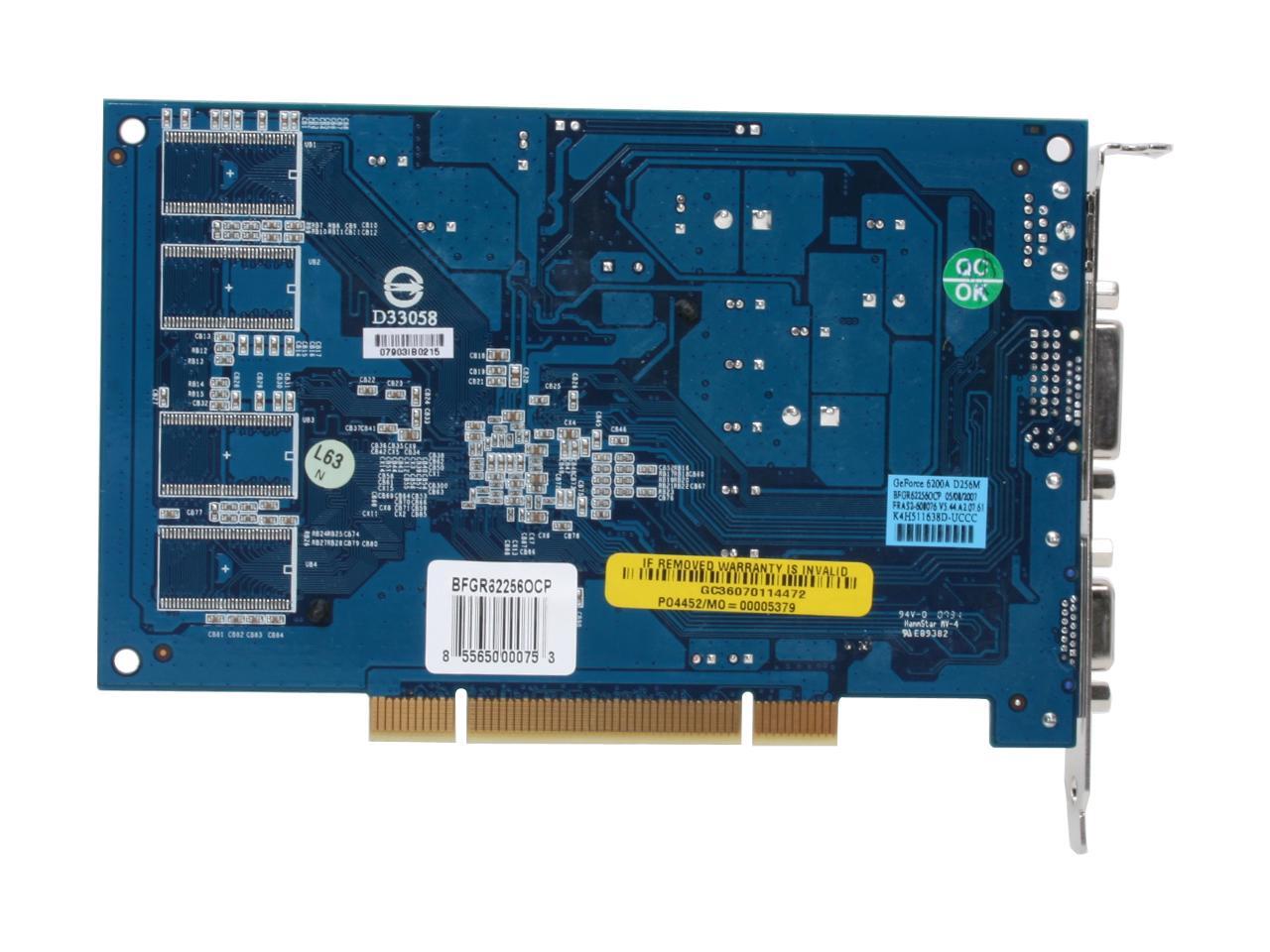 BFG Tech GeForce 6200 Video Card BFGR62256OCP - Newegg.ca