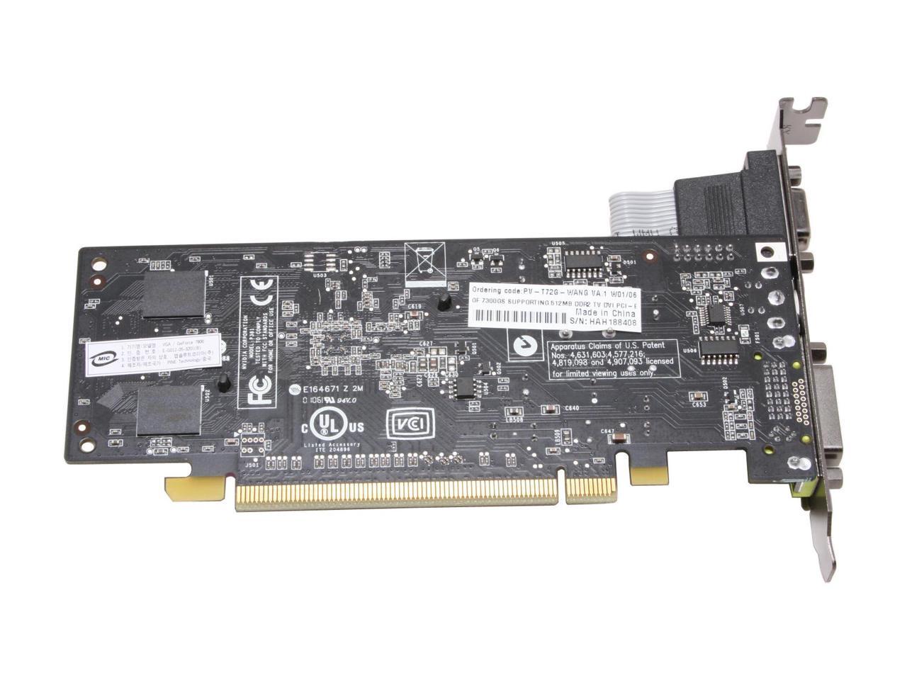 XFX GeForce 7300GS Video Card PVT72GWANG - Newegg.com
