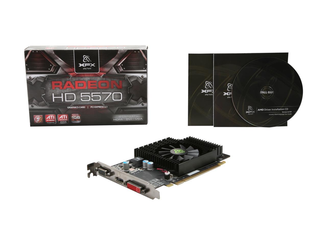 XFX Radeon HD 5570 Video Card HD-557X-ZHL2 - Newegg.com