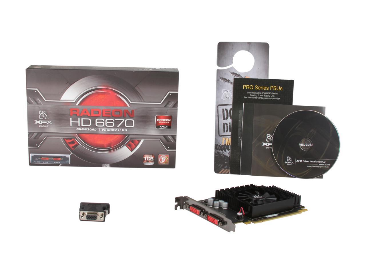 XFX Radeon HD 6670 Video Card HD-667X-ZNFQ - Newegg.ca