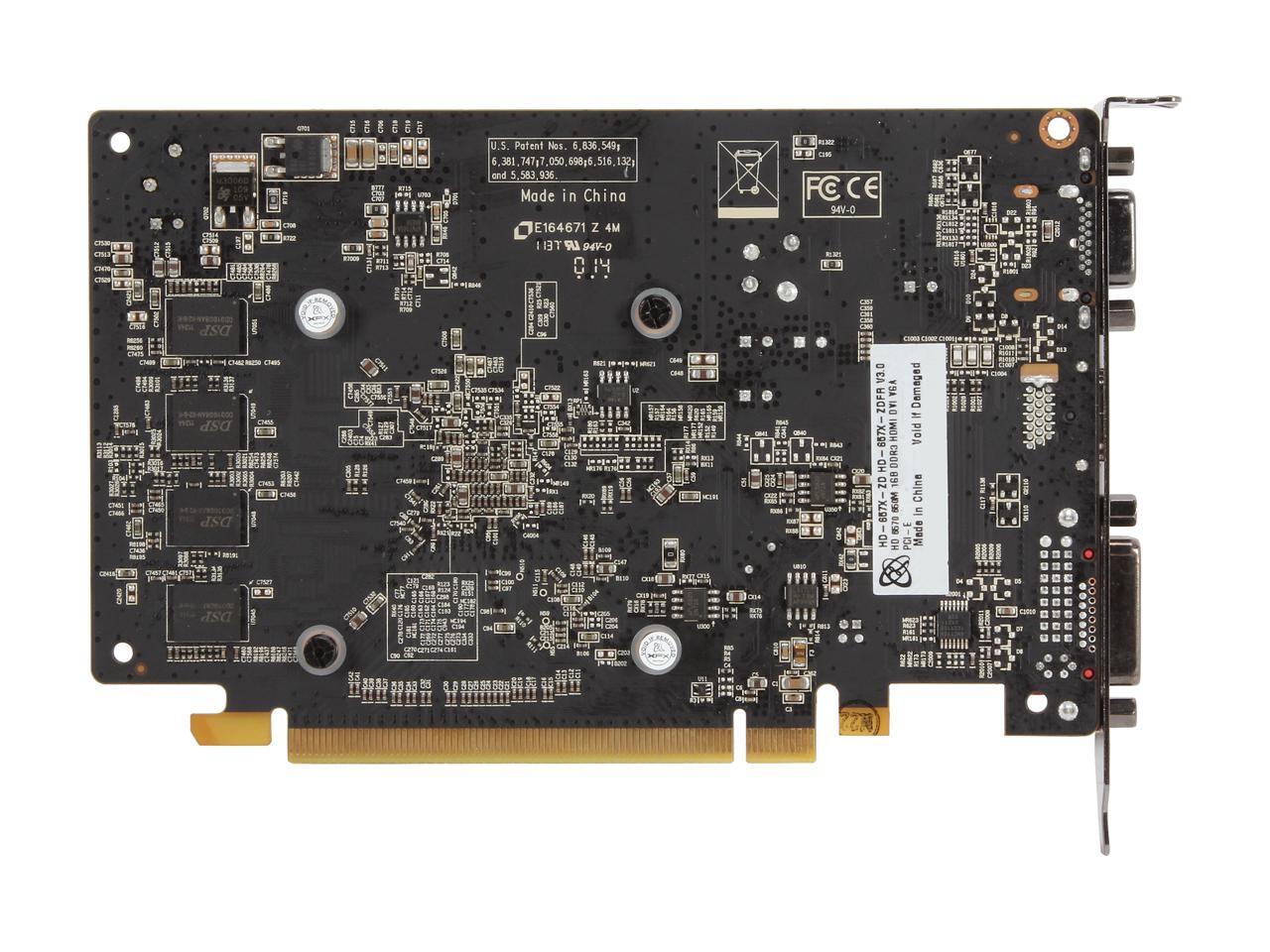 XFX Radeon HD 6570 Video Card HD-657X-ZDFR - Newegg.ca