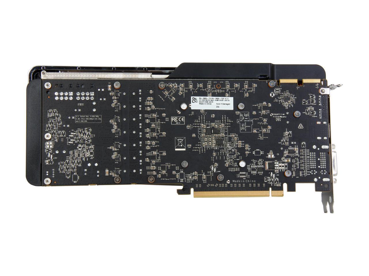 XFX Radeon R9 280X Double Dissipation Edition Video Card R9 280X TDFD