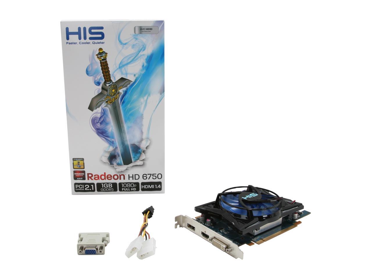 HIS Radeon HD 6750 Video Card with Eyefinity H675F1GD - Newegg.ca