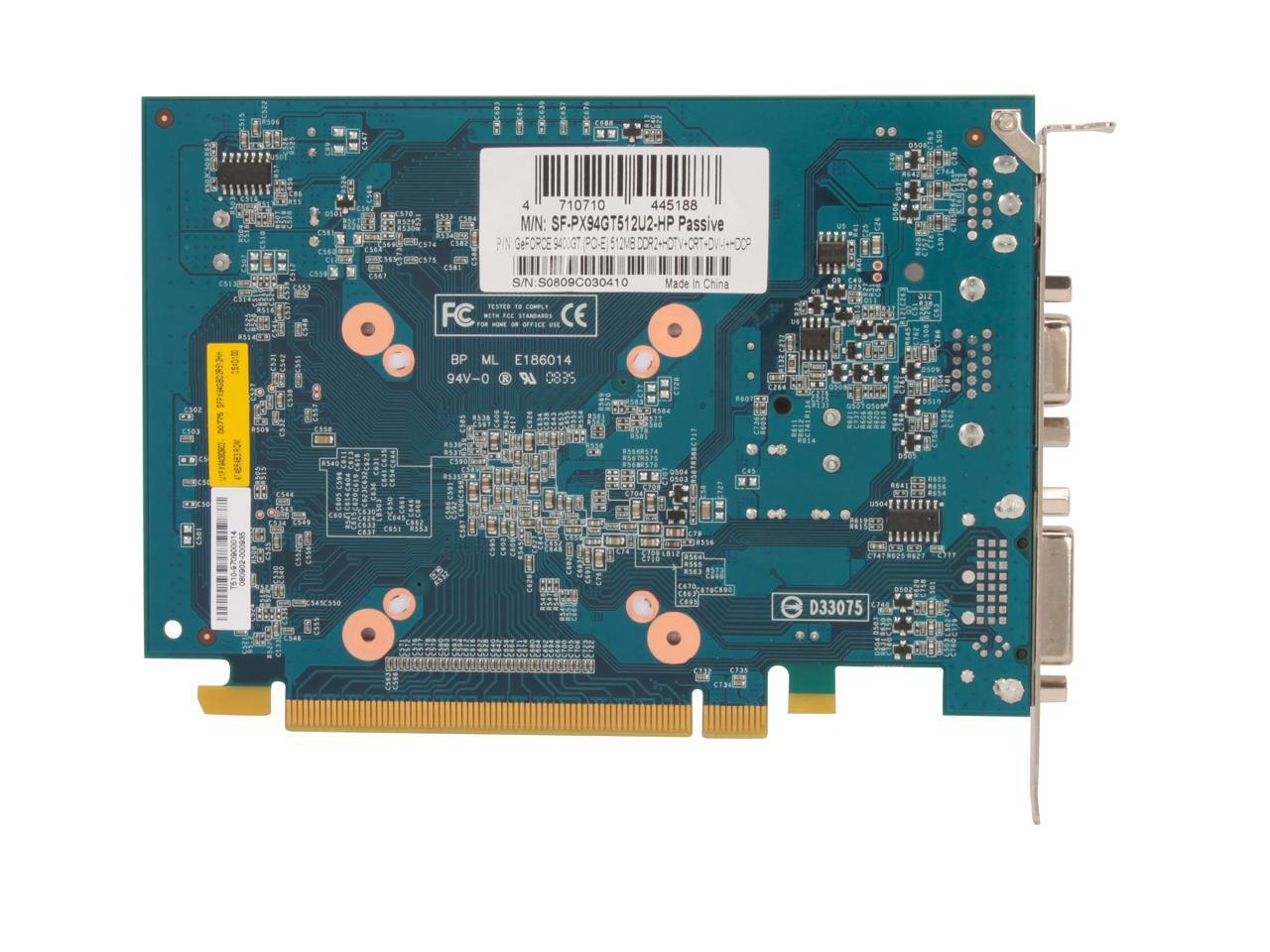 SPARKLE GeForce 9400 GT Video Card SFPX94GT512U2 - Newegg.com