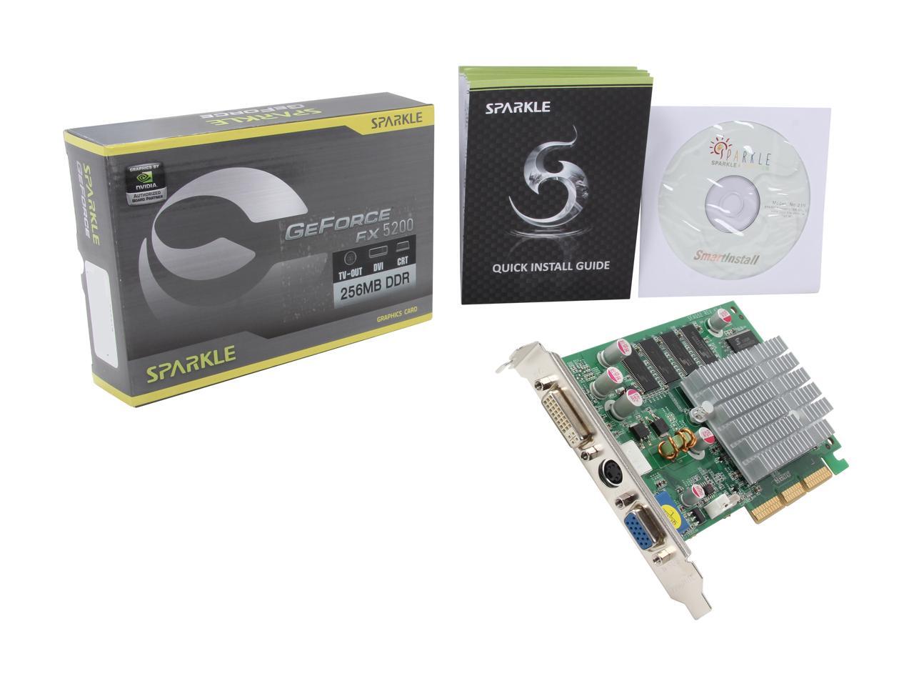 SPARKLE GeForce FX 5200 Video Card 700018 - Newegg.ca