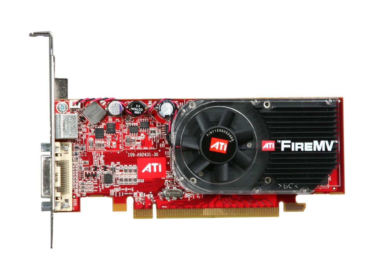 AMD FireMV 2250 100-505176 256MB GDDR2 PCI Express x16 Workstation ...