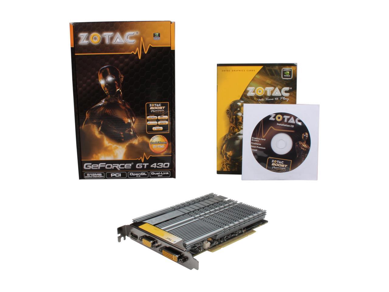 ZOTAC GeForce GT 430 (Fermi) Video Card ZT-40605-10L - Newegg.com