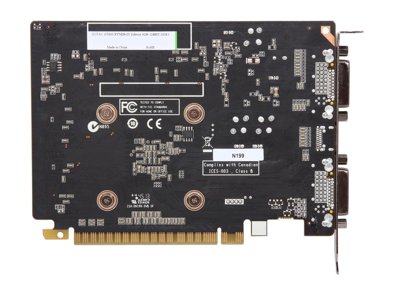 ZOTAC Synergy Edition GeForce GT 630 Video Card ZT-60413-10L - Newegg.com