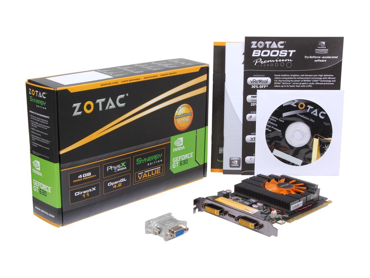 ZOTAC Synergy Edition GeForce GT 630 Video Card ZT-60413-10L - Newegg.com