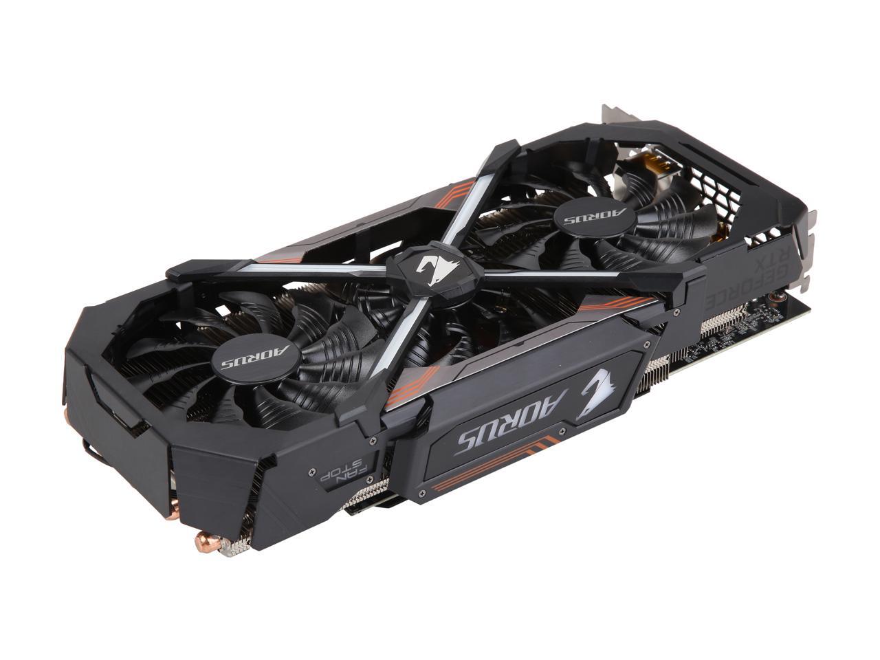 Refurbished: GIGABYTE AORUS GeForce RTX 2060 Video Card GV-N2060AORUS X ...