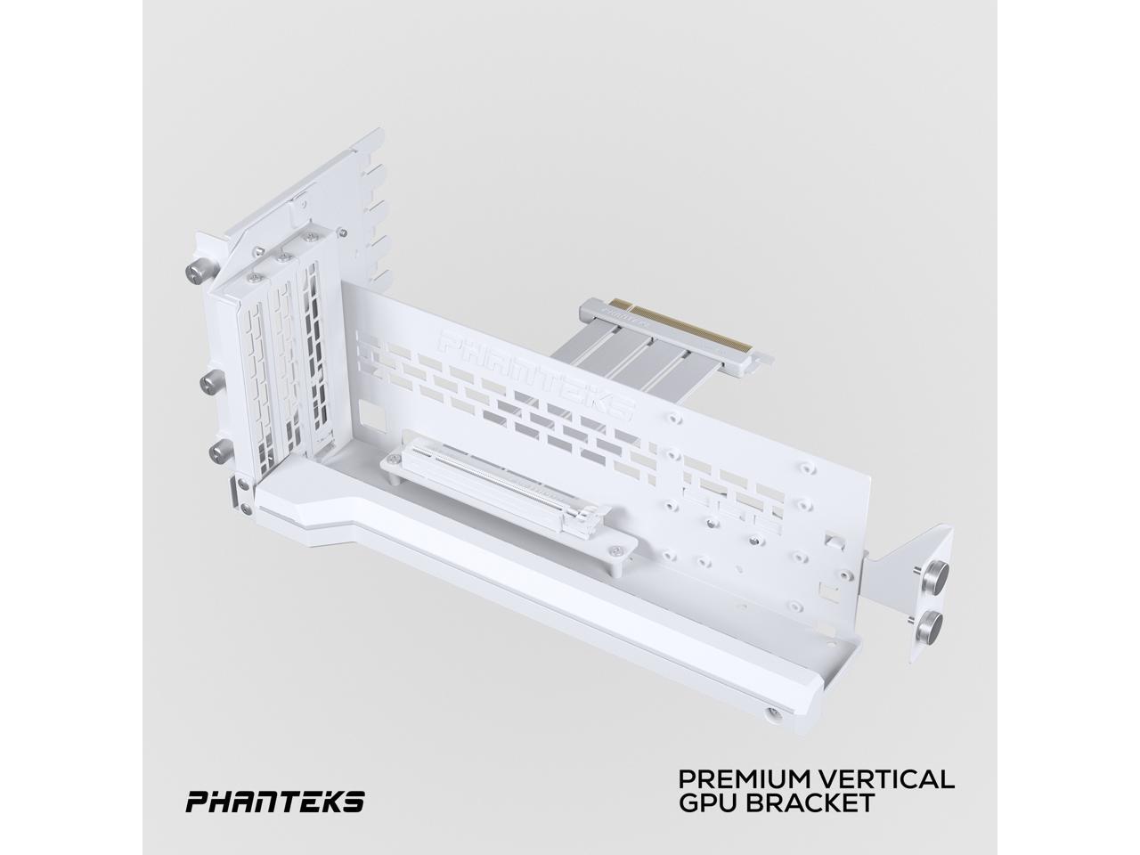 Phanteks Premium GEN4 Vertical GPU Bracket, DRGB Lighting, Adjustable ...