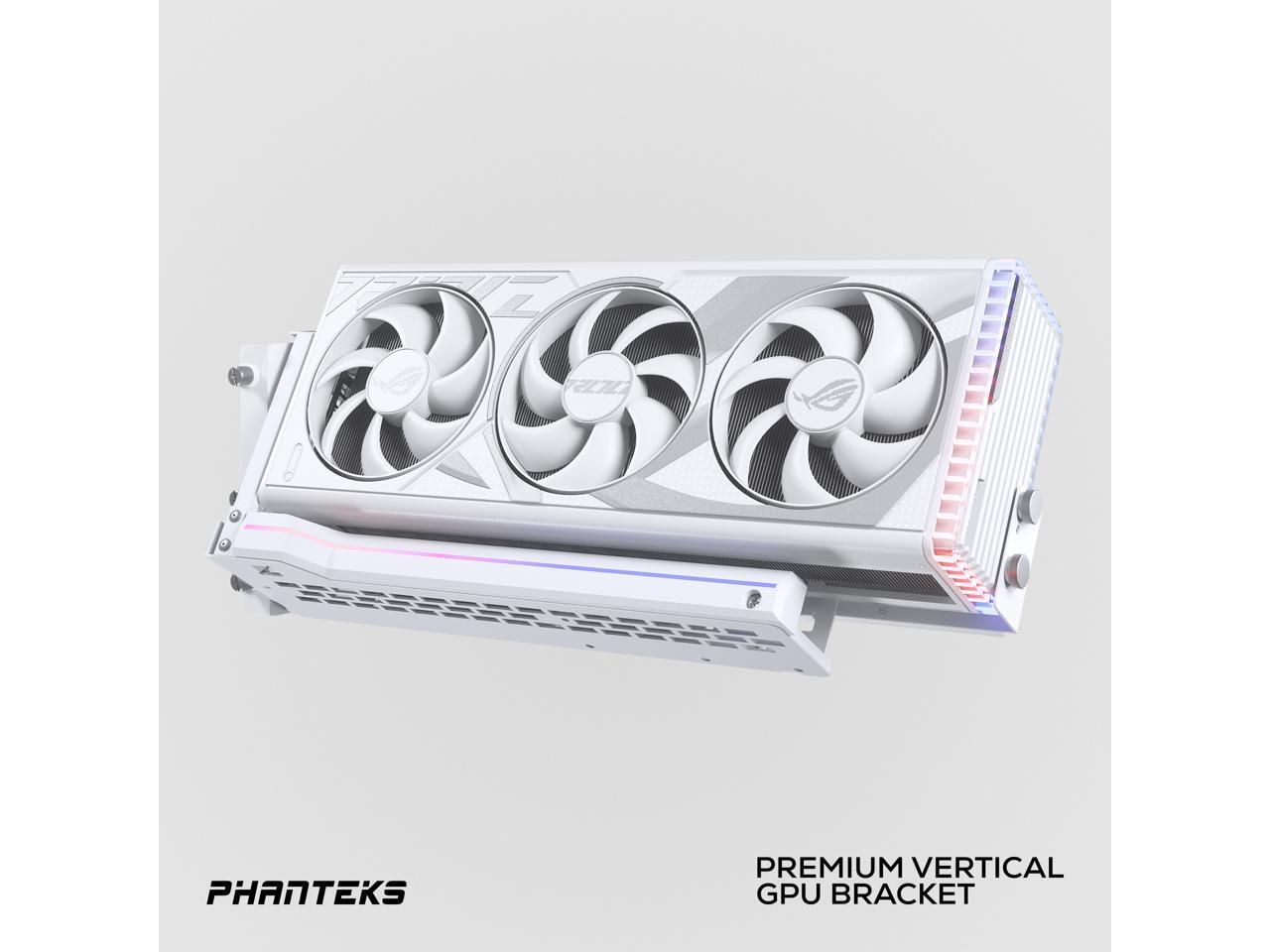 Phanteks Premium GEN4 Vertical GPU Bracket, DRGB Lighting, Adjustable ...