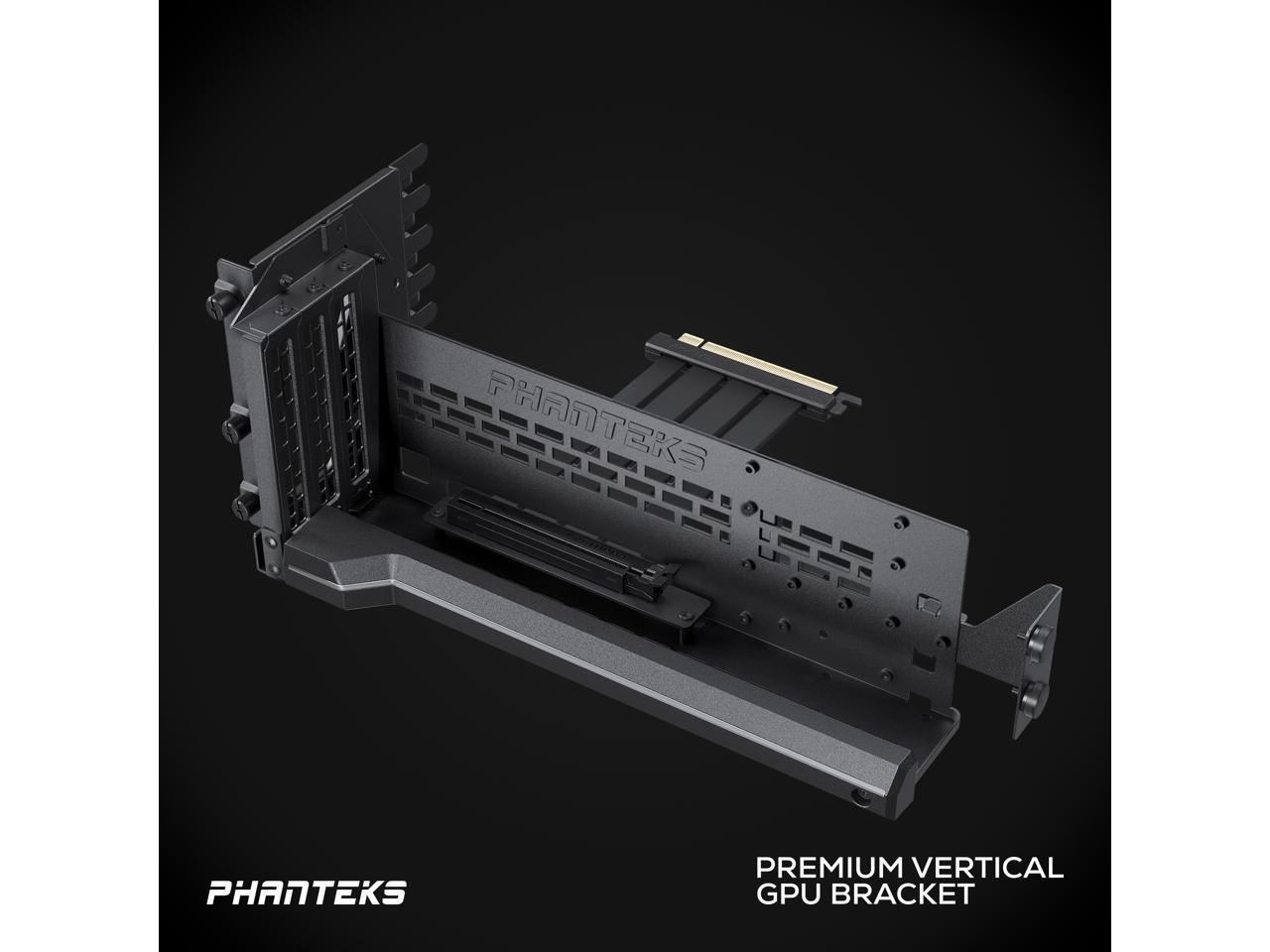 Phanteks Premium GEN4 Vertical GPU Bracket, DRGB Lighting, Adjustable ...