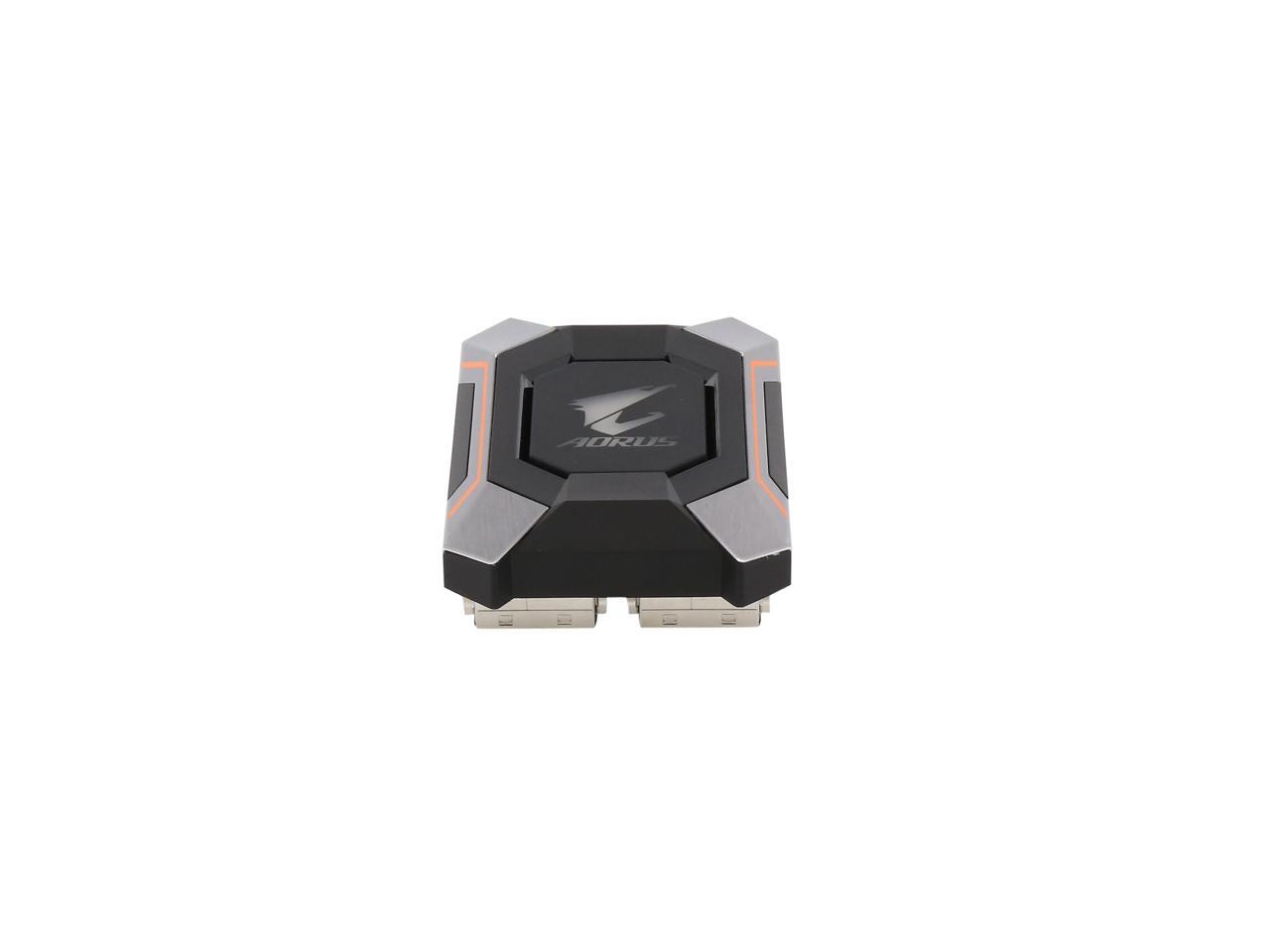 GIGABYTE AORUS SLI HB bridge RGB (1 slot spacing) Model GC-A2WAYSLI RGB ...