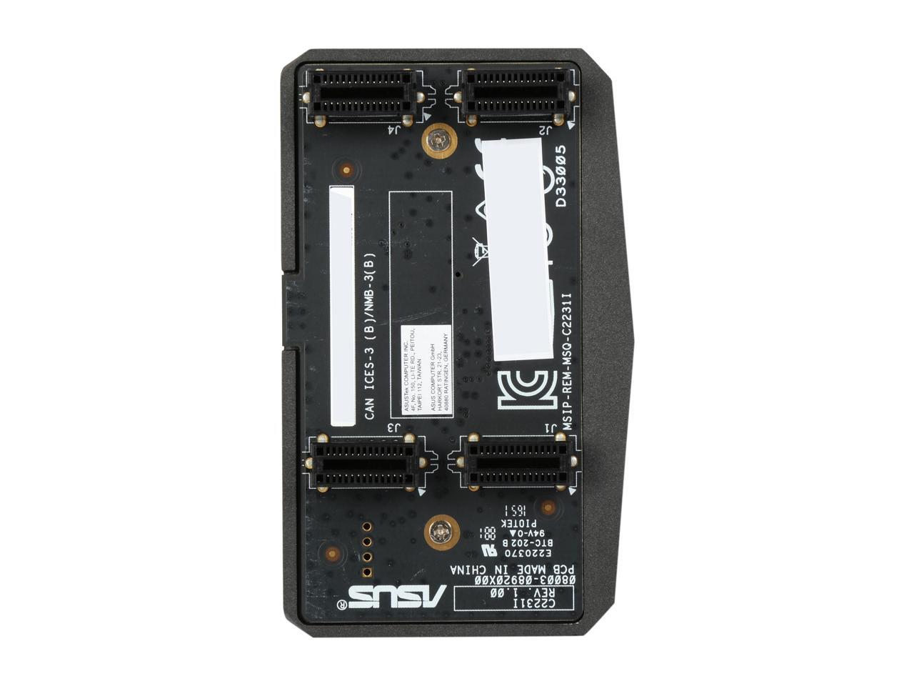 Open Box: ASUS ROG SLI High-Bandwidth Bridge with Aura Sync RGB, 3 Slot ...