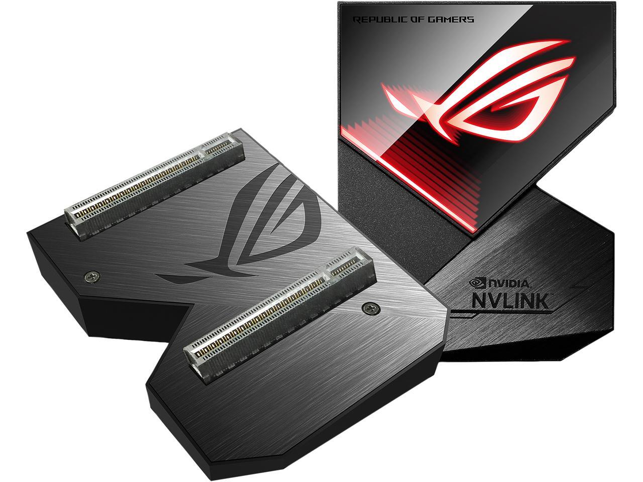 ASUS ROG GeForce RTX NVLink Bridge with Aura Sync RGB, 3 Slot - Newegg.com