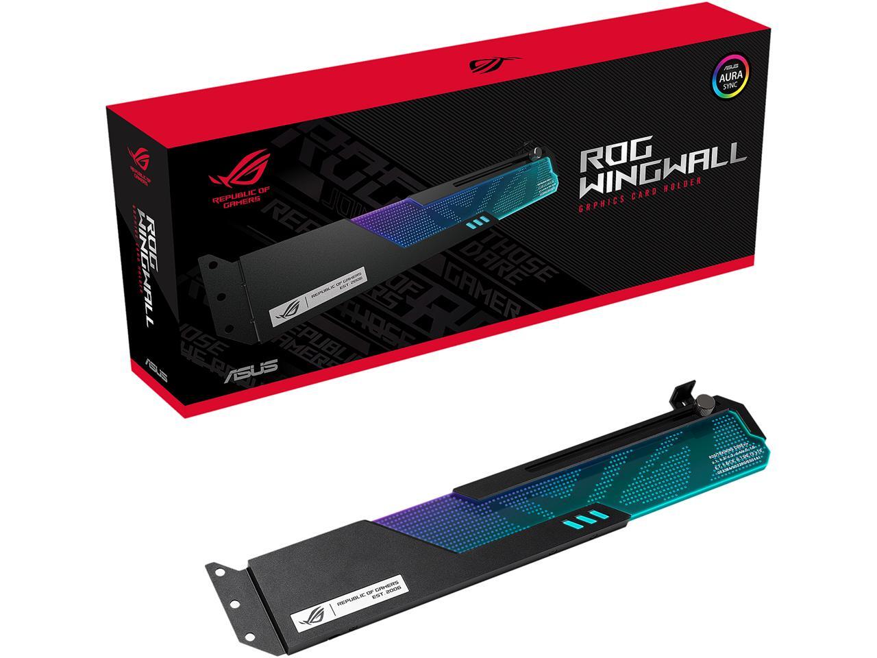 ASUS ROG Wingwall Graphics Card Holder Model ROG-WINGWALL-HOLDER ...