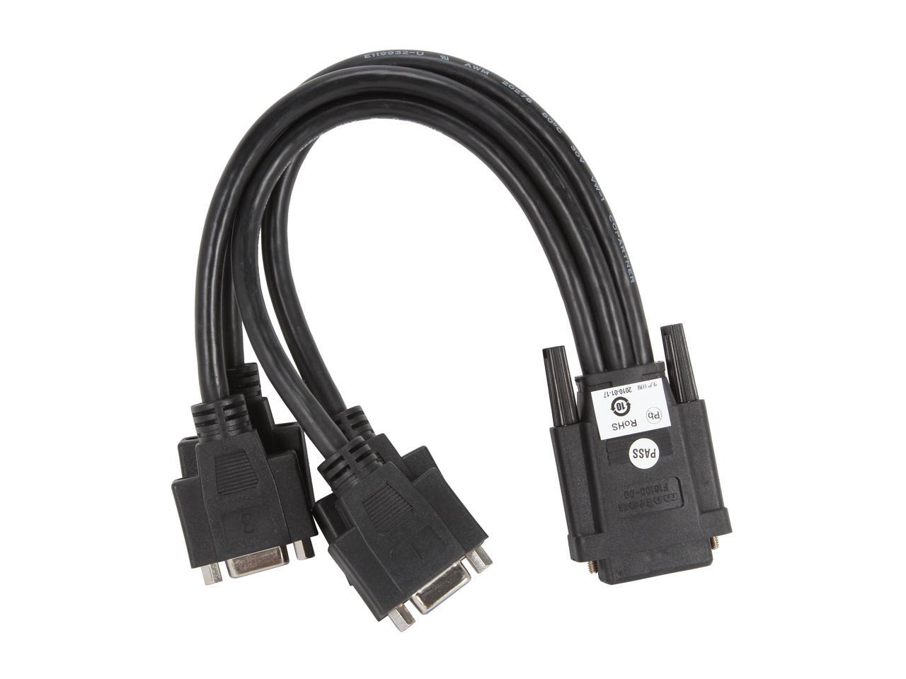 matrox LFH60 Male to 4 x HD15 Female analog Cable Model CAB-L60-4XAF ...