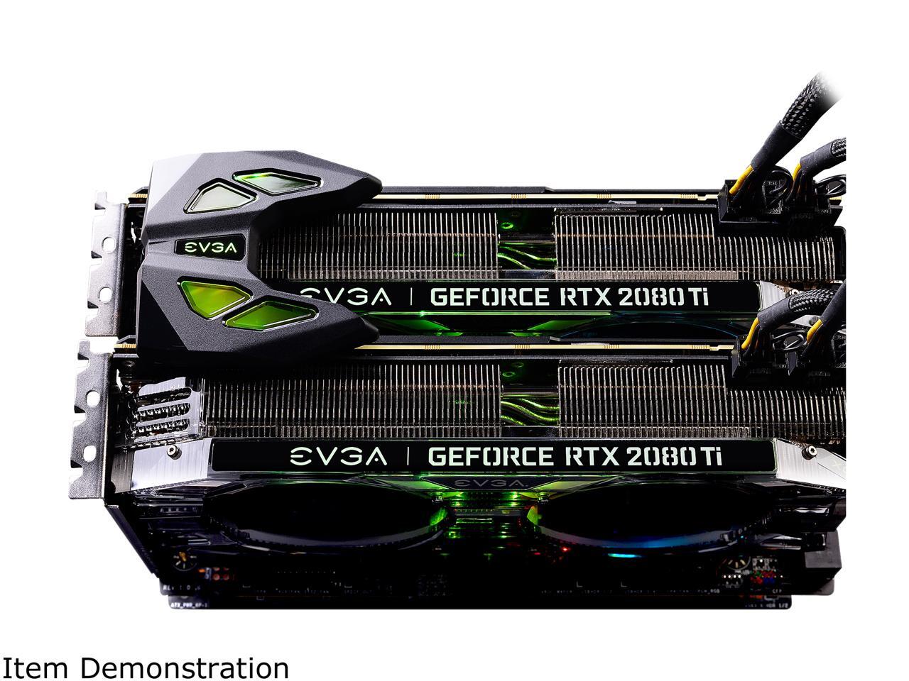 EVGA GeForce RTX NVLink SLI Bridge, 3-Slot Spacing, RGB LED, 100-2W-0029-LR Model 100-2W-0029-LR ...
