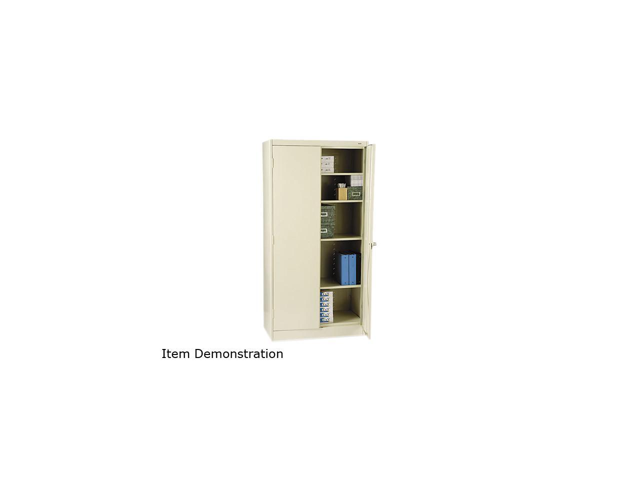 Tennsco 72" High Standard Cabinet 36w x 18d x 72h Putty 1470PY - Newegg.com