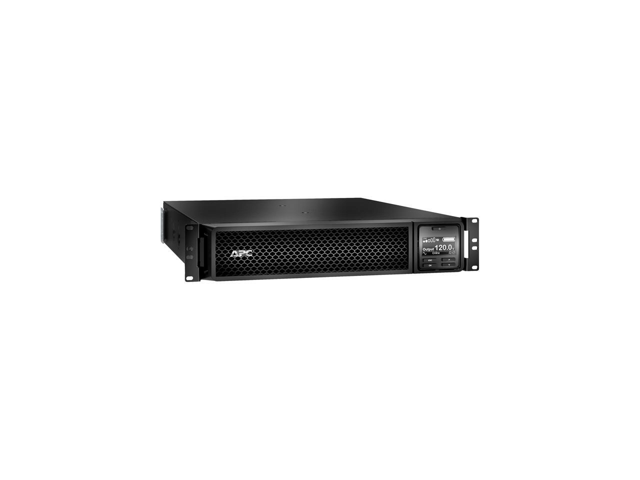 APC SRT2200RMXLA Smart-UPS 2200 VA 1800 Watts 7-Outlet Rackmountable ...