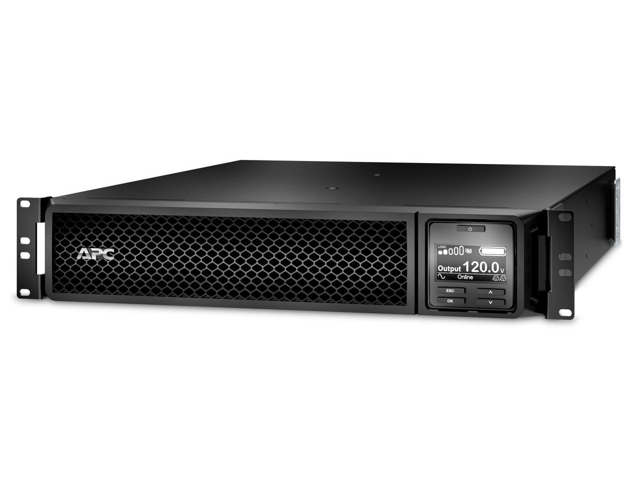 APC SRT2200RMXLA Smart-UPS 2200 VA 1800 Watts 7-Outlet Rackmountable ...