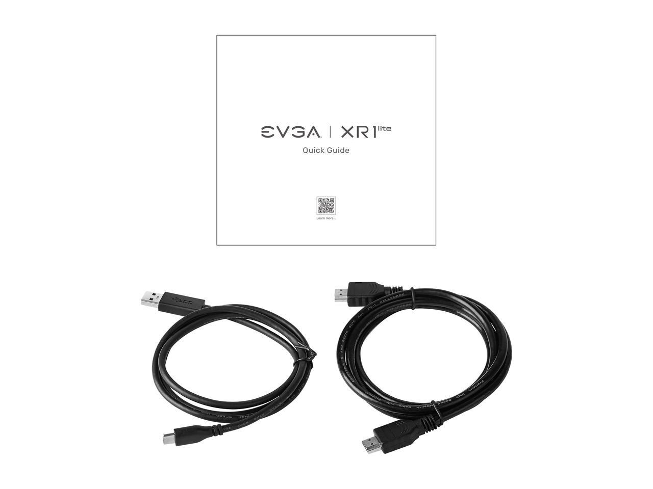 EVGA XR1 lite Capture Card, Certified for OBS, USB 3.0, 4K Pass Through ...