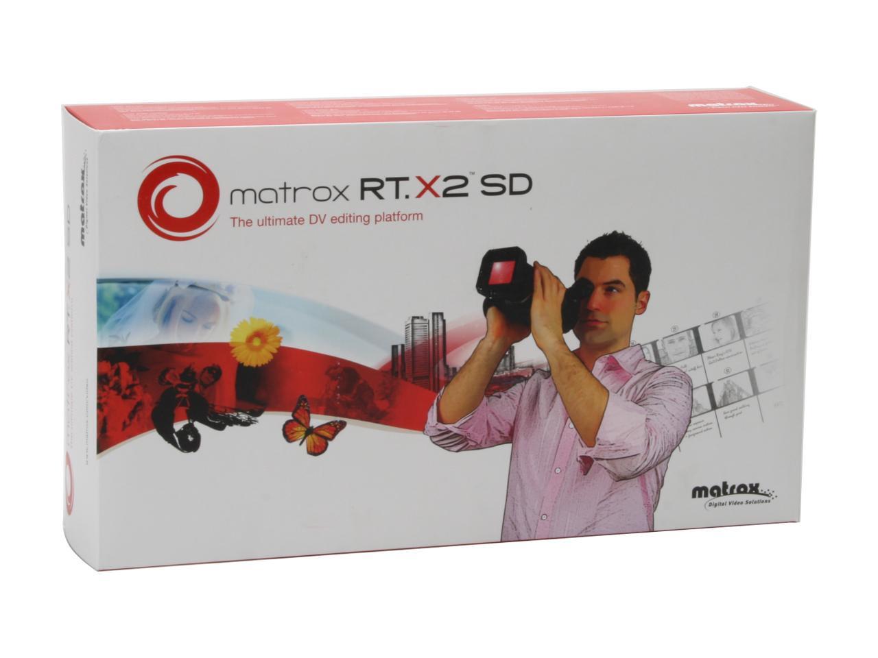 Matrox RT.X2 SD RTX2SD PCI Express x1 Ultimate DV editing platform ...