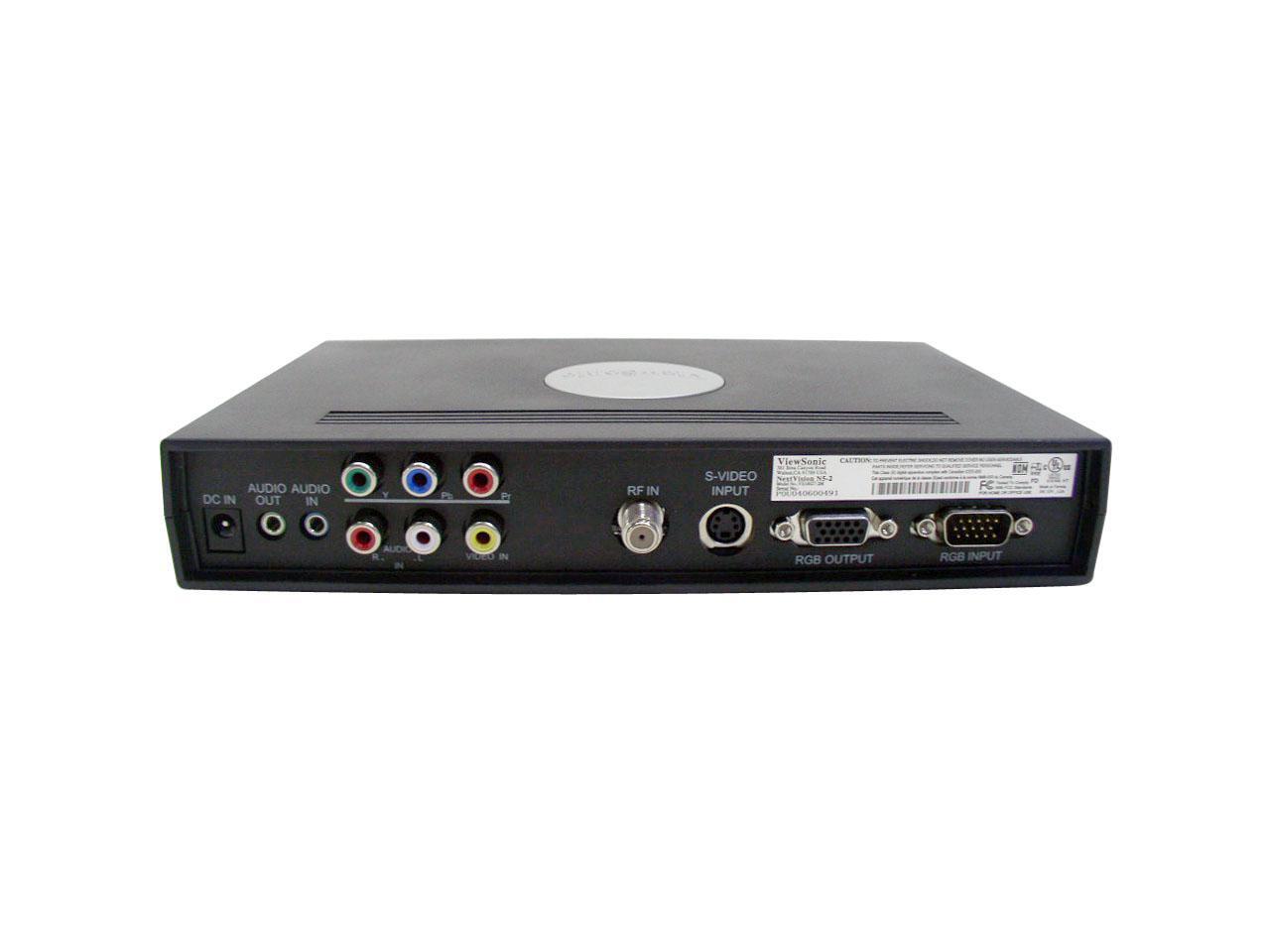 Open Box: ViewSonic NextVision N5-2 TV Tuner Box, REMOTE - Newegg.com