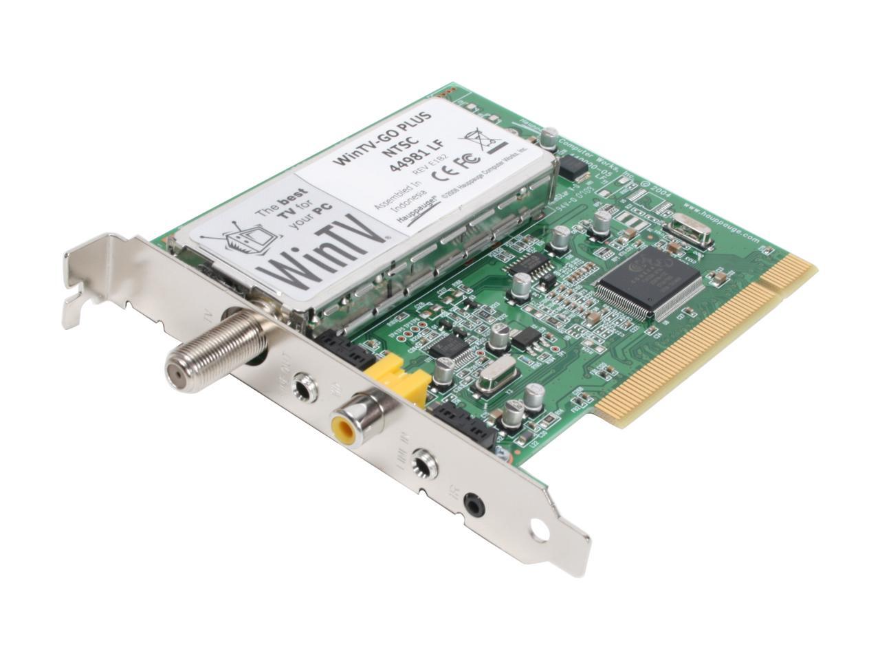 Hauppauge WinTV-Go-Plus Tuner Card 1033 PCI Interface - Newegg.com